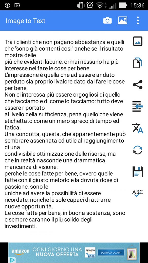 Image to Text: la app per estrarre il testo da un'immagine