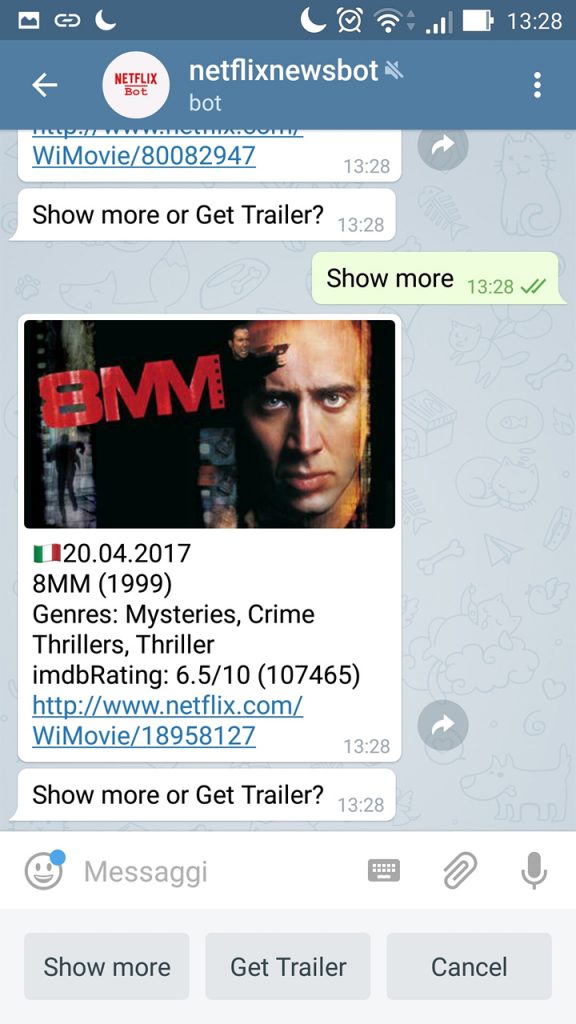 Netflix: ecco il bot di Telegram che ti aggiorna sulle nuove uscite