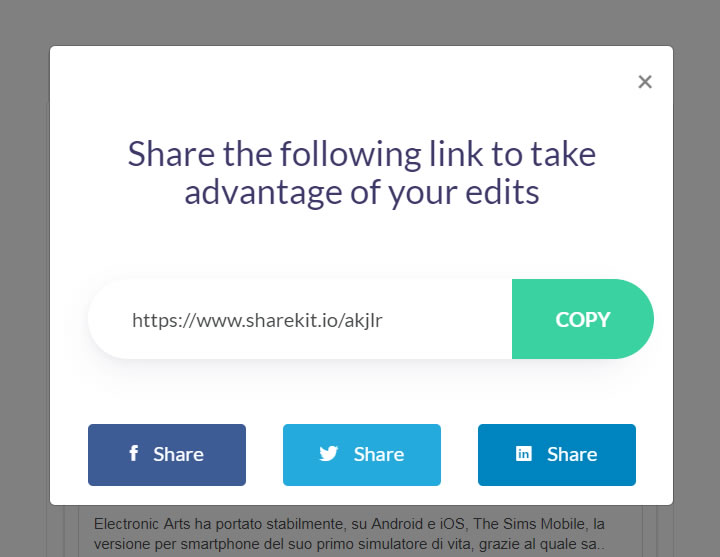 ShareKit: il tool per modificare l'anteprima dei link su Facebook